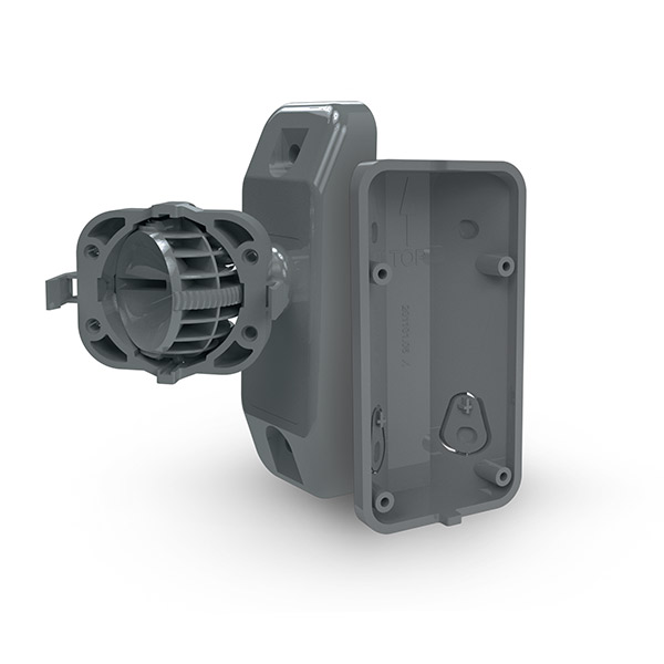 BRACKET C GY Set of wall brackets for mounting outdoor detectors