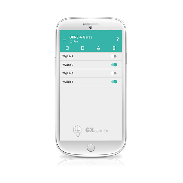 GX CONTROL Mobile application for remote control of SATEL ...