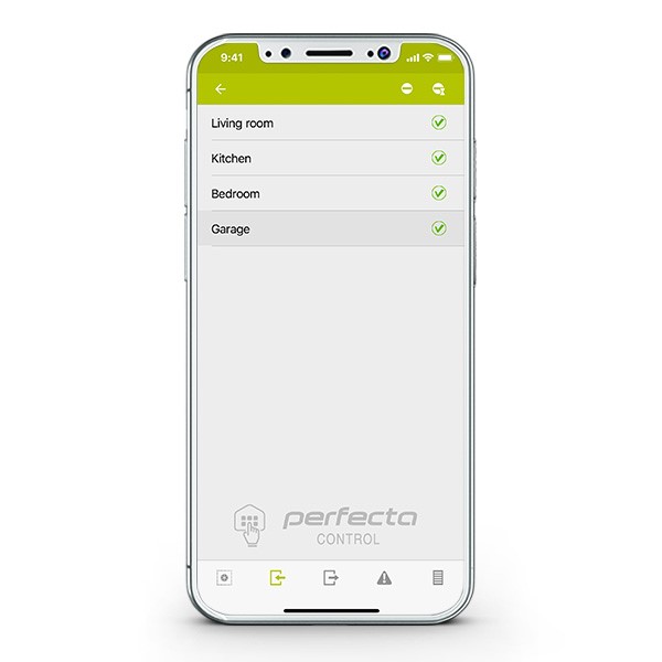 PERFECTA CONTROL Mobile application for remote control of the PERFECTA ...