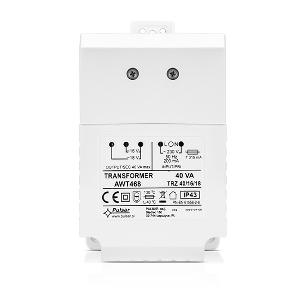 TR 40 VA 230V/18V AC Transformer